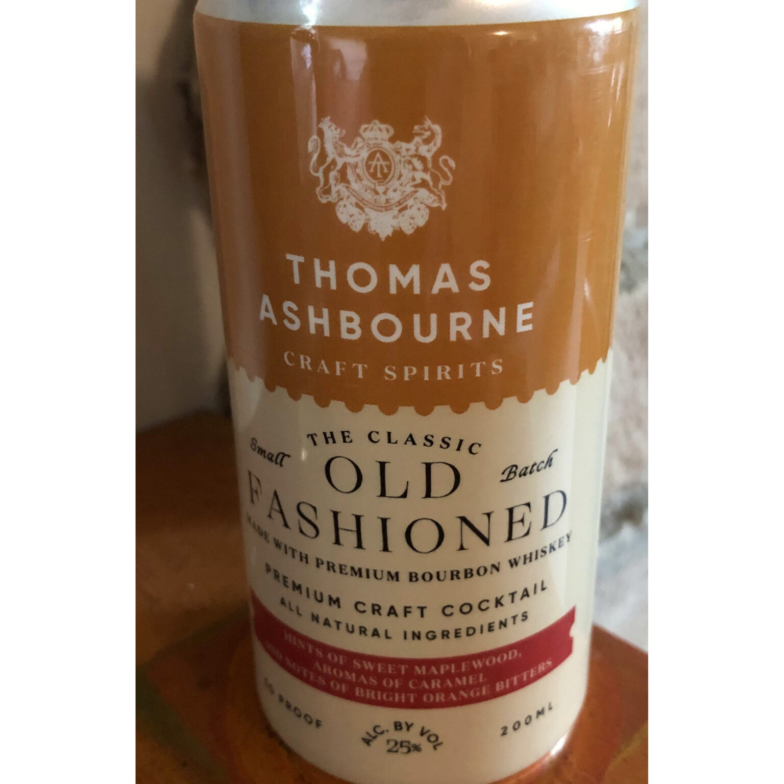 Thomas Ashbourne Old Fashioned RTD ($6) | Spirits Review Online