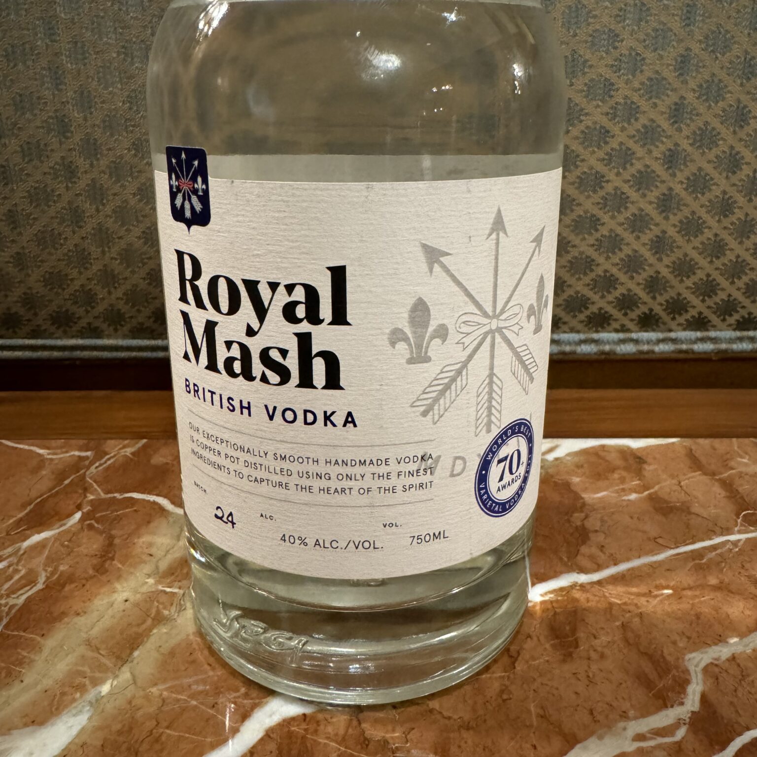 Royal Mash British Vodka ($50) | Spirits Review Online